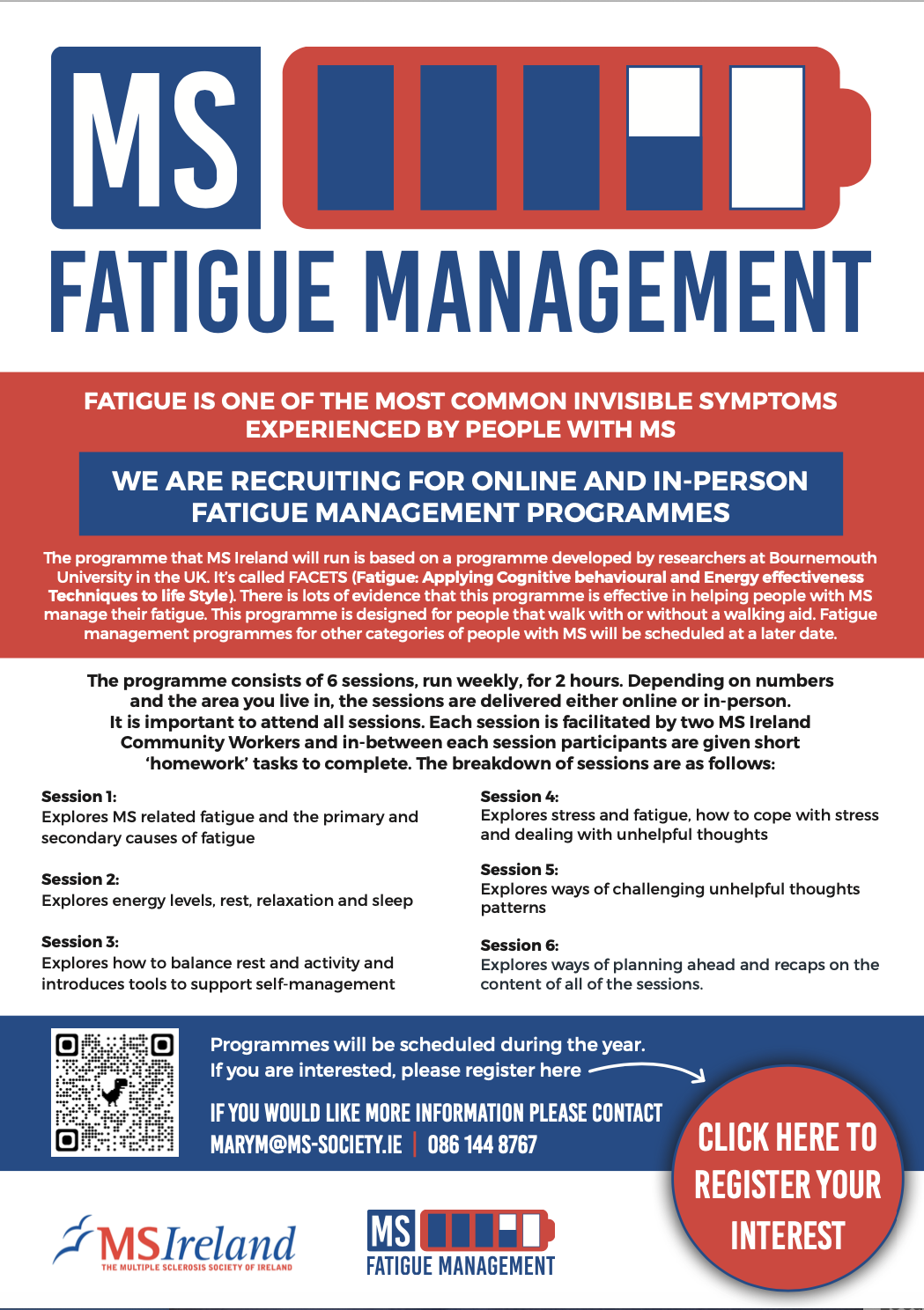 Fatigue Management | MS Ireland